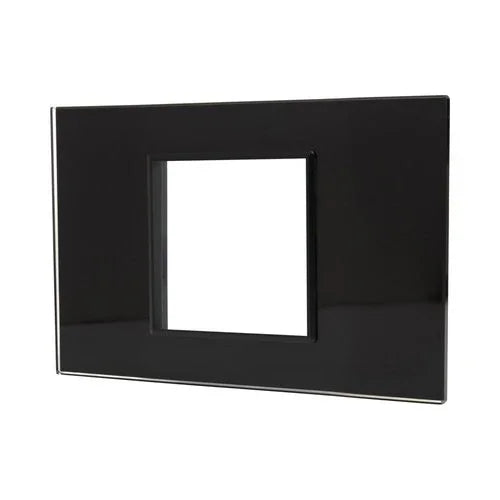 מסגרת זכוכית מרחפת שחור מט NISKO SMART SLIM 2M